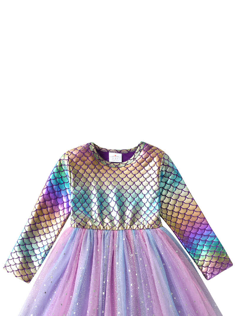 Long Sleeve Sequin Tutu Purple – Vikita